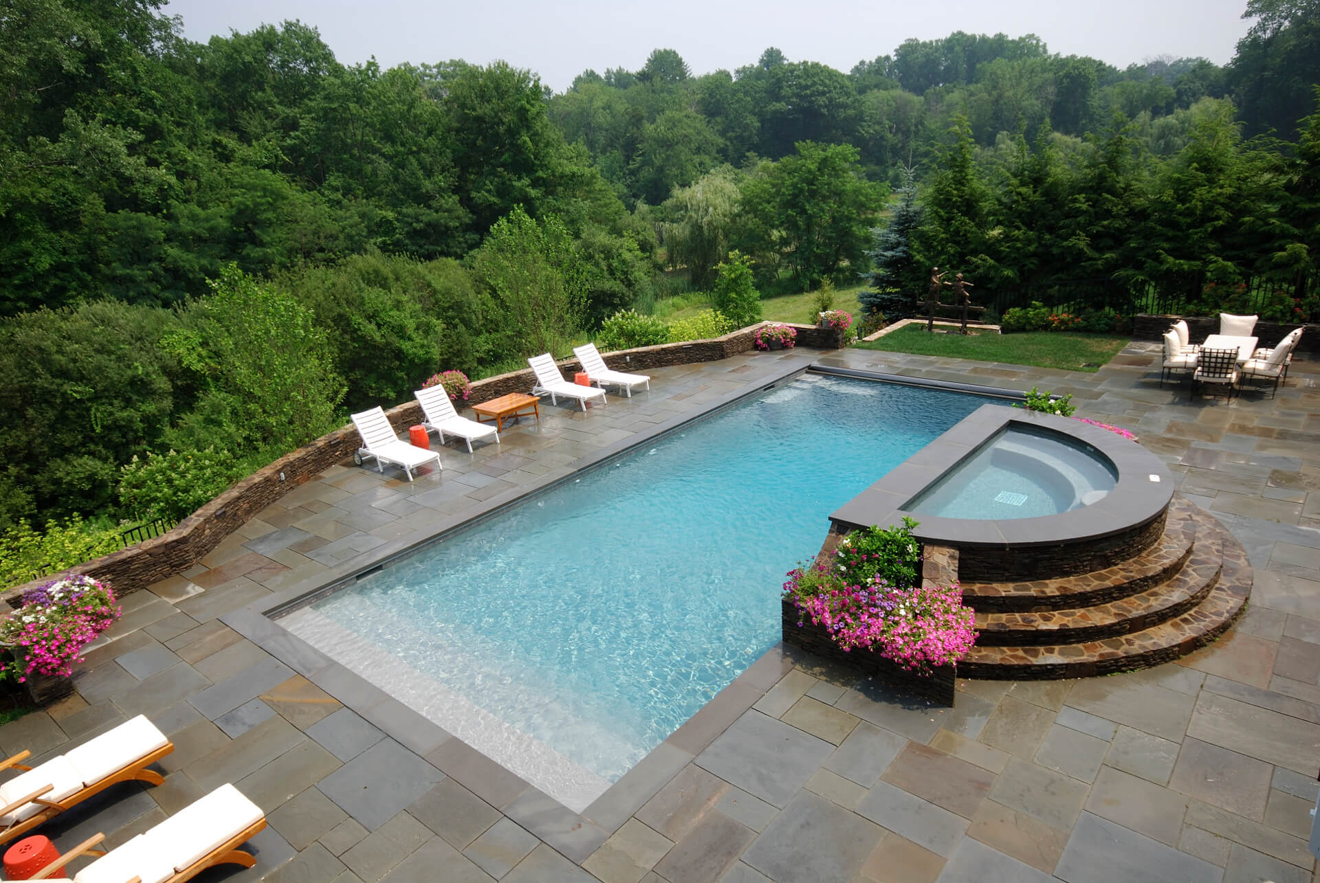 Intricate Stone Artistry - Shoreline Pools