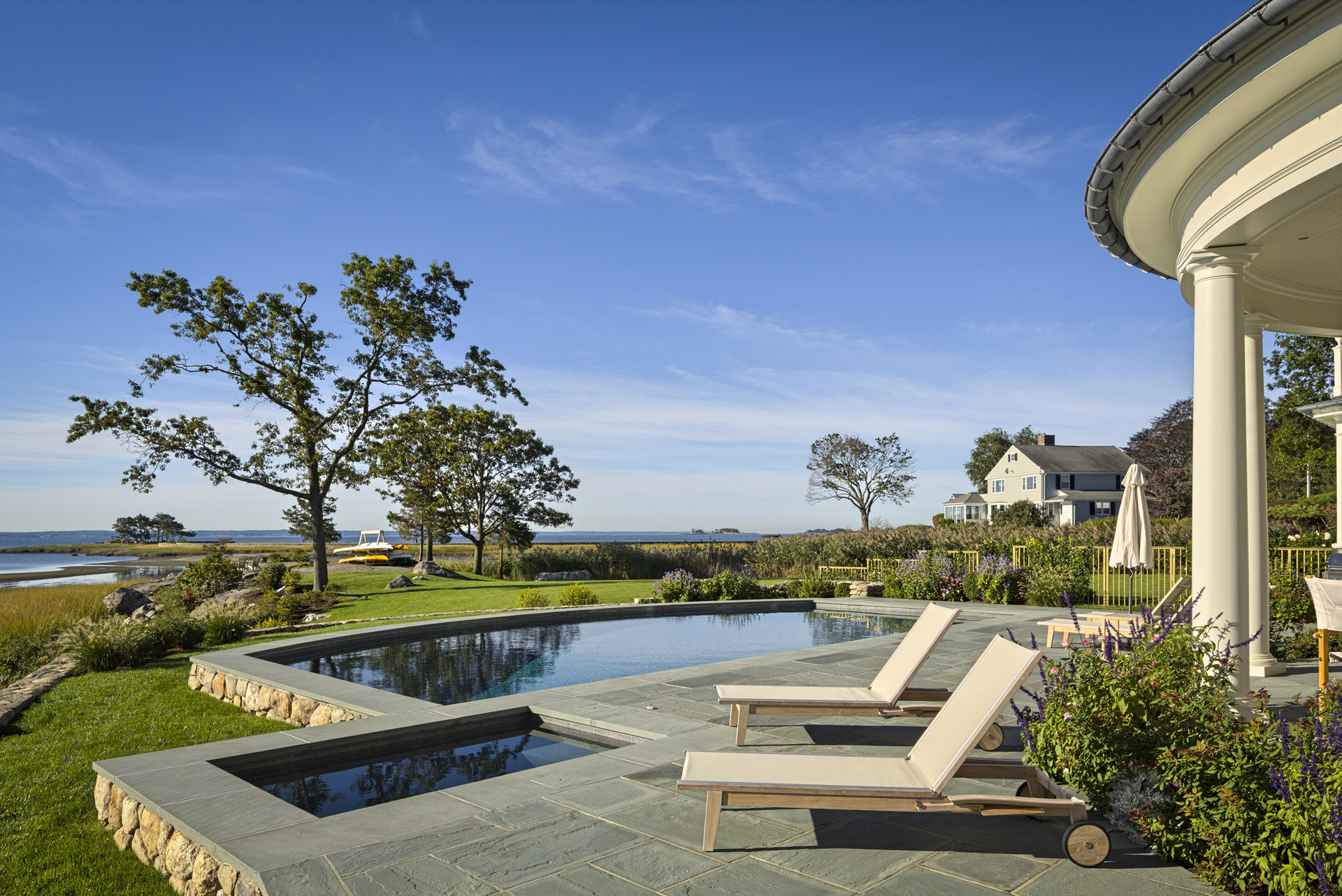 Sweeping Water Views | Curved Pool & Coastal Vista Gallery
