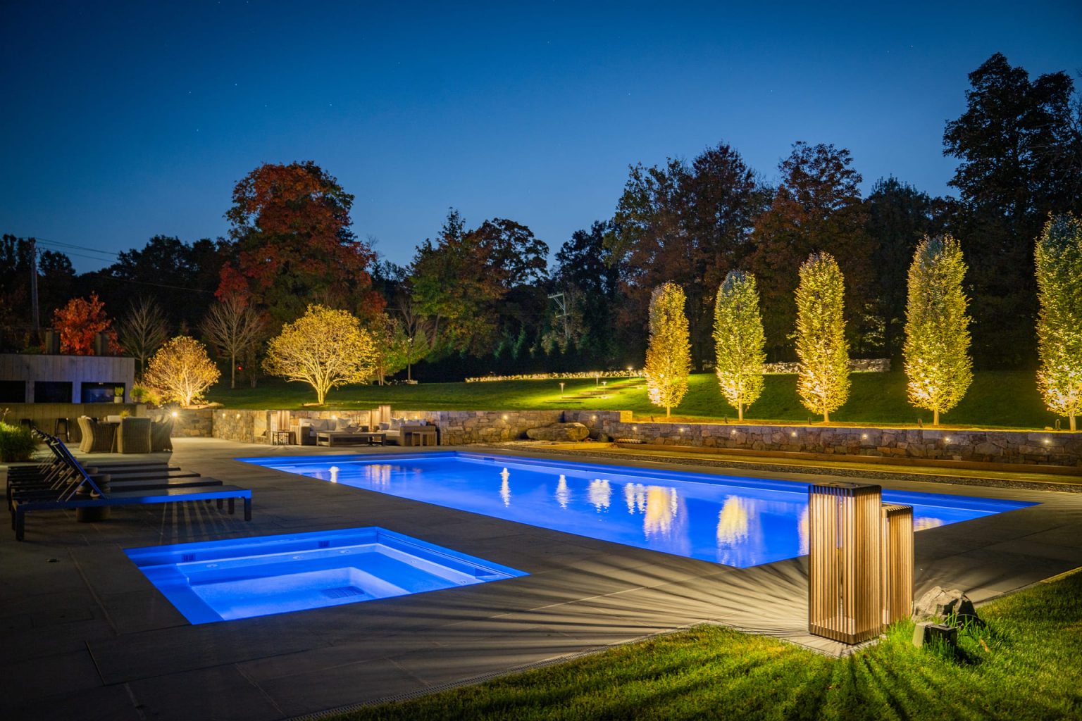 Nighttime Pool Lighting Ideas That Wow | Shoreline Pools